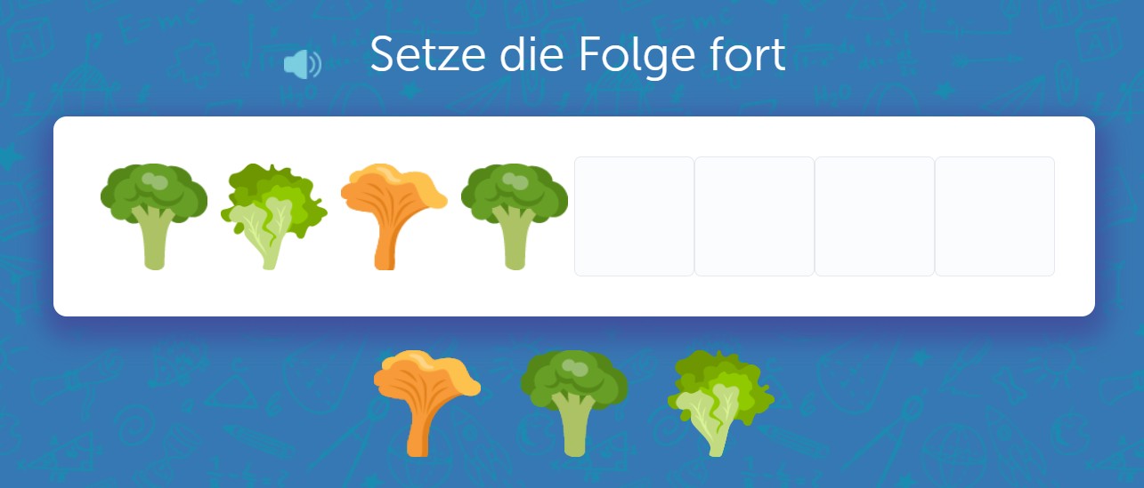 Folgen fortsetzen – Mathe-Übung für die 2. Klasse | Schlaumik.de