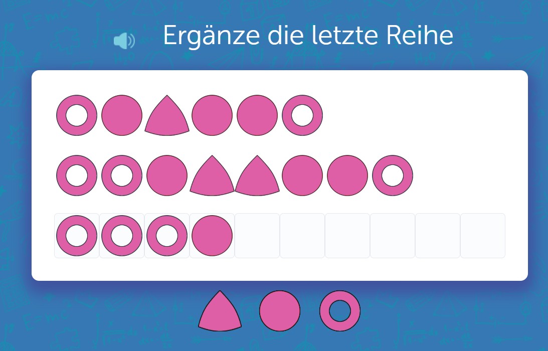 Wachsende Reihen – Interaktive Mathe-Übung für Kinder