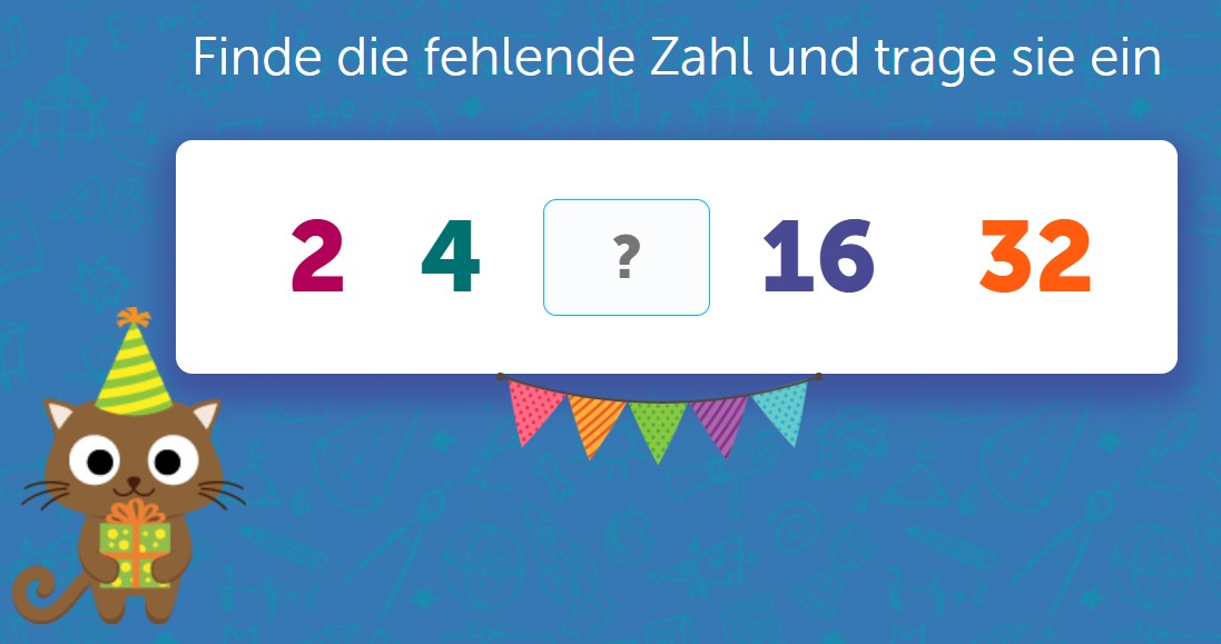 Zahlenfolgen ergänzen – Multiplikation üben | Schlaumik.de