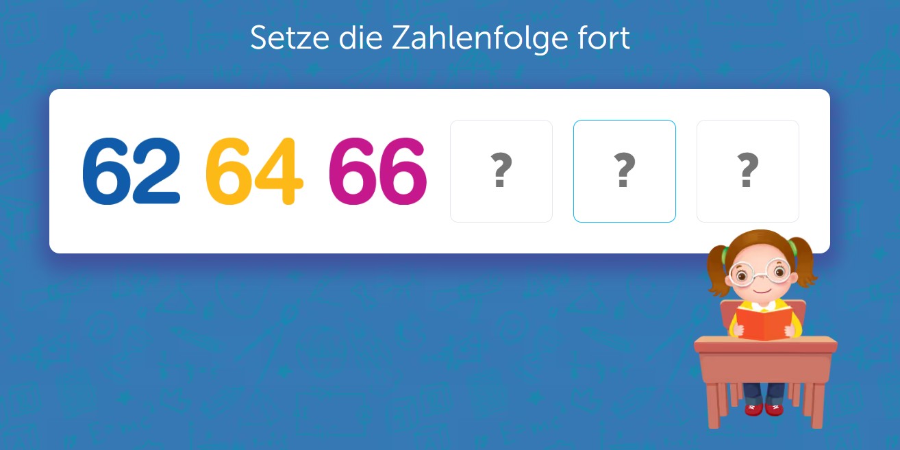 Zahlenfolge Mathematik 3. Klasse – Online-Übung – Schlaumik.de